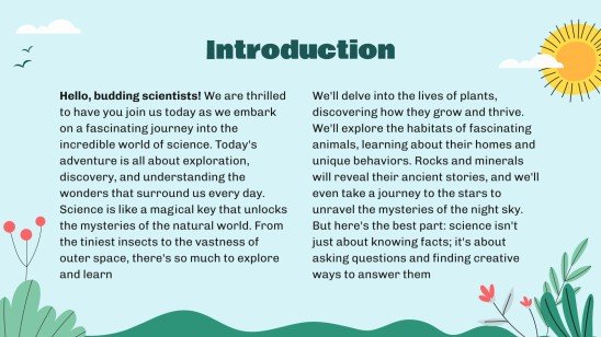 Natural Science Lesson Presentation