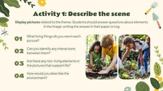 Garden Lesson Presentation