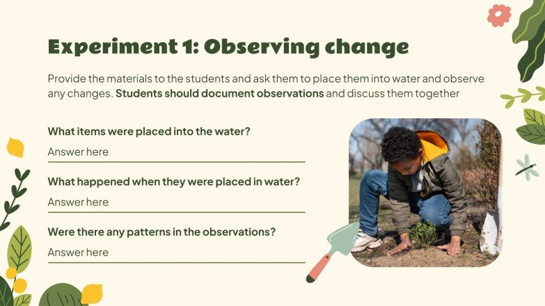 Garden Lesson Presentation