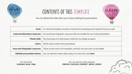 Doodle Hot Air Balloon Lesson for Pre-K Presentation