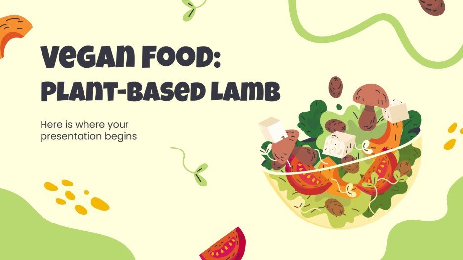 Free Google Slides & PPT templates about veganism