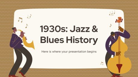 Free Jazz-related Google Slides and PowerPoint Templates