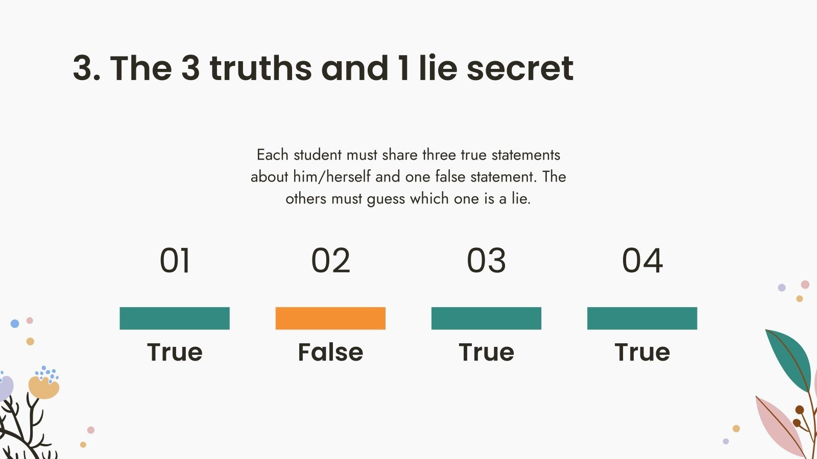 Middle School Introduction Activities Presentation
