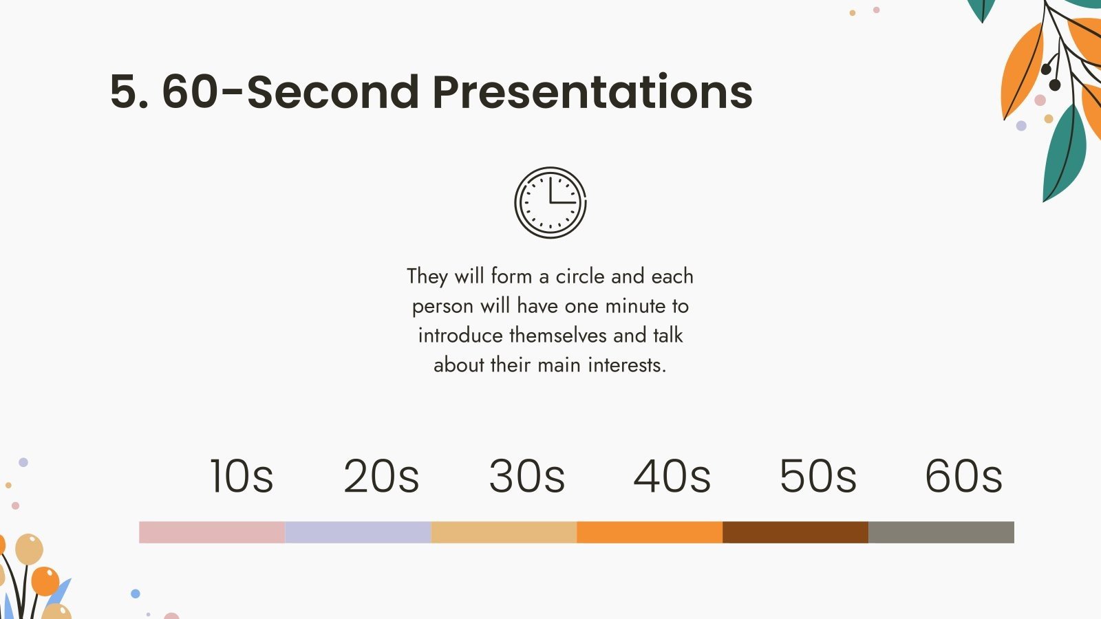 Middle School Introduction Activities Presentation