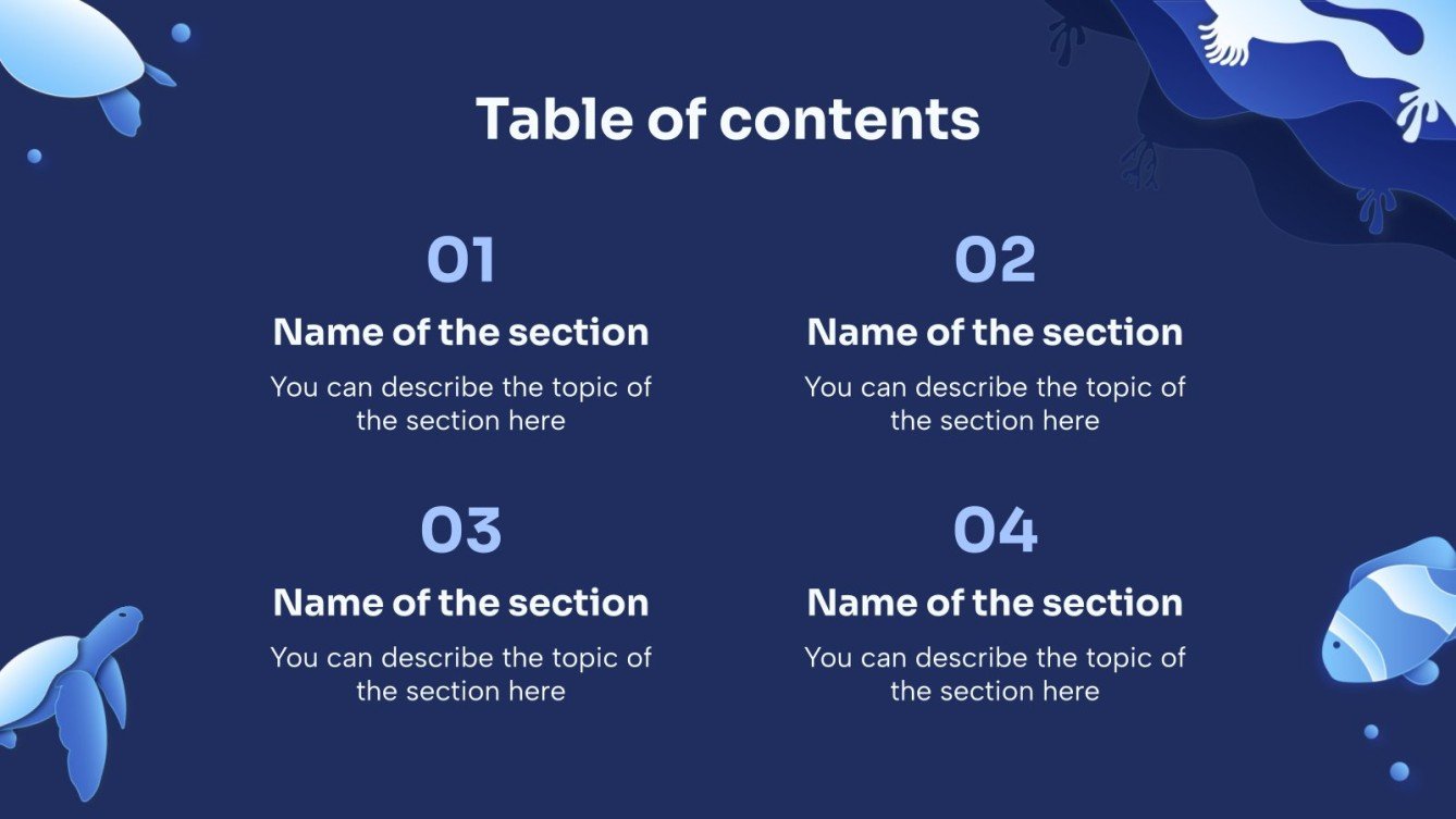 Ocean Slideshow Presentation