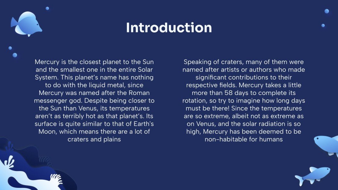 Ocean Slideshow Presentation