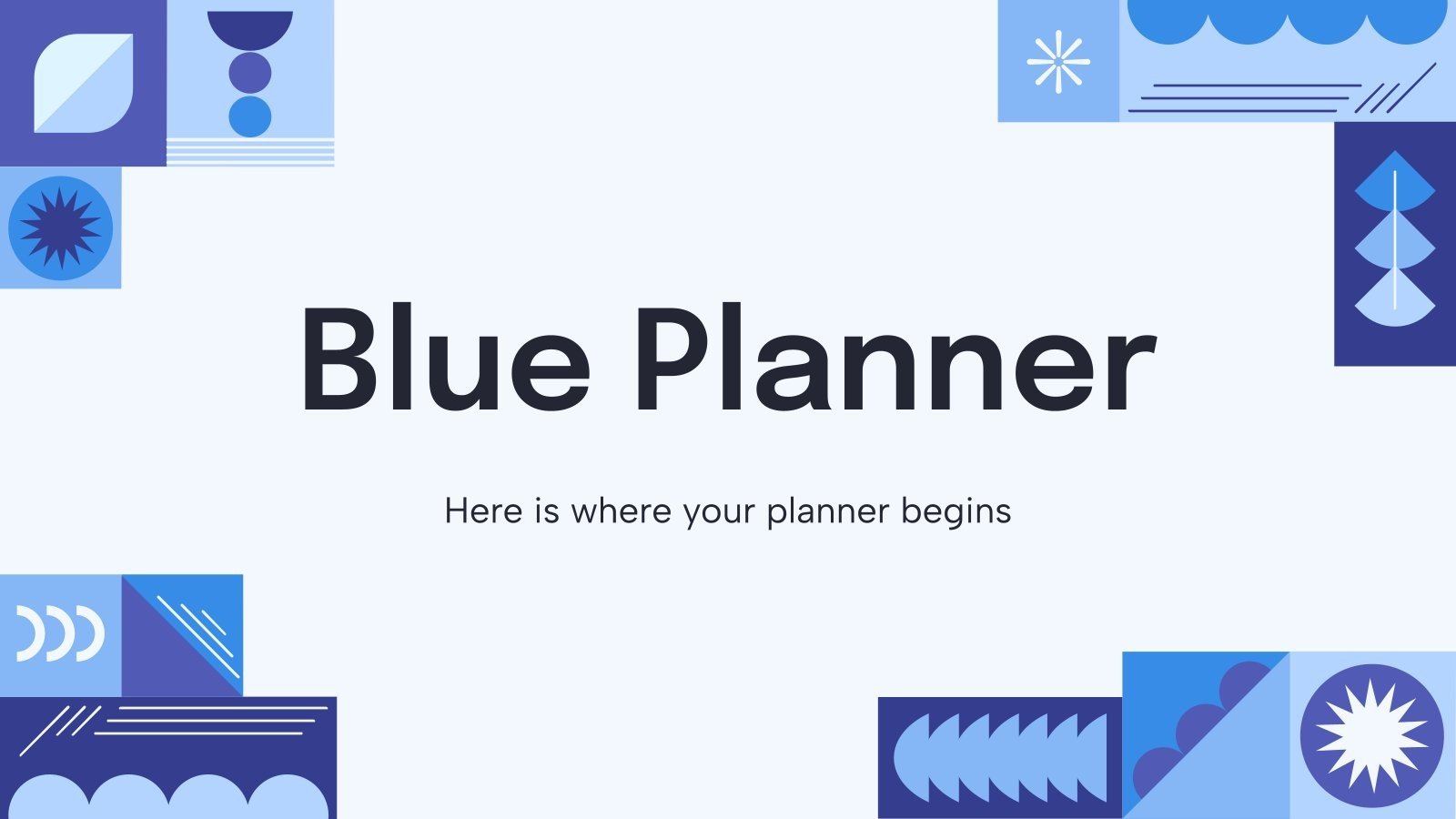 Blue Planner Presentation