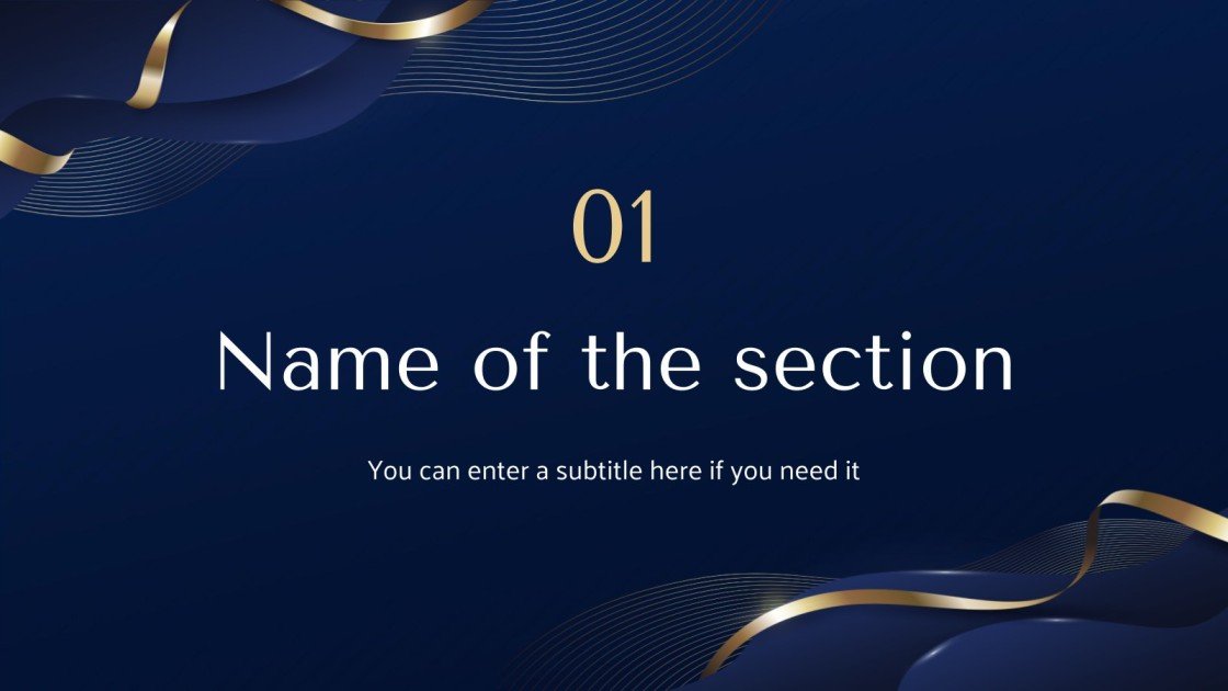 Blue Slideshow Presentation