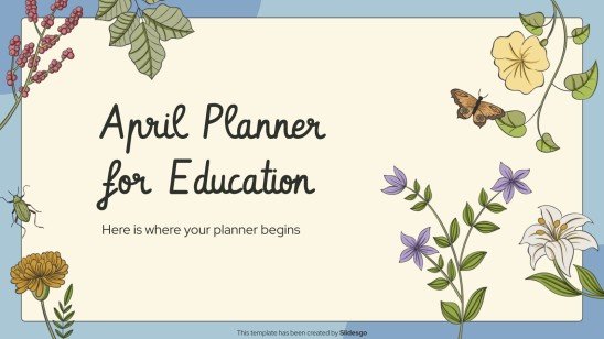 Free monthly planner templates for Google Slides & PowerPoint