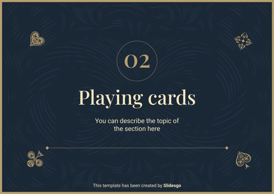 Tarot Aesthetic Printable Deck of Playing Cards Presentation