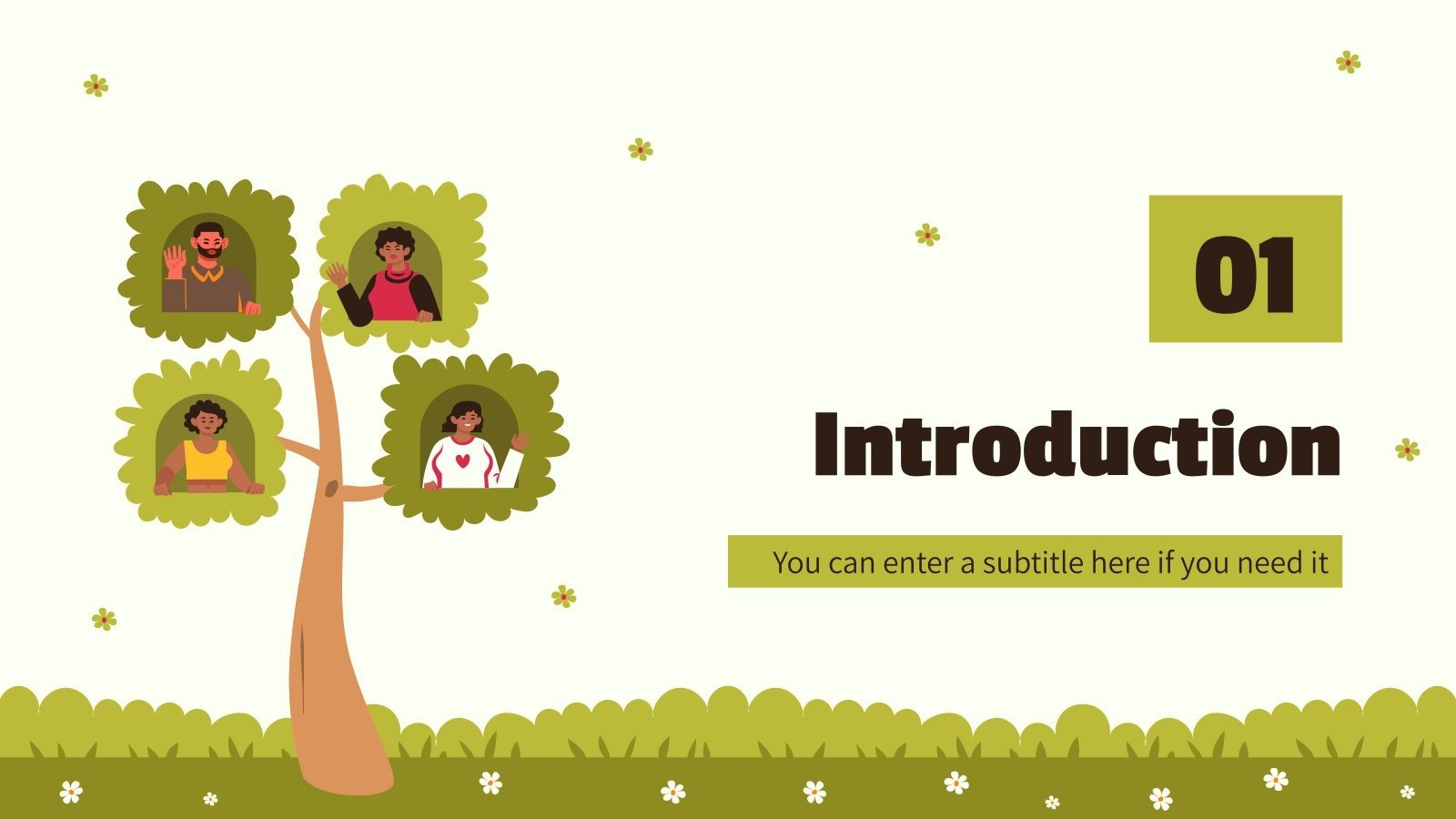 My Family Tree for Pre-K Presentation