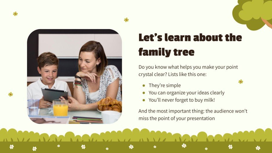 My Family Tree for Pre-K Presentation