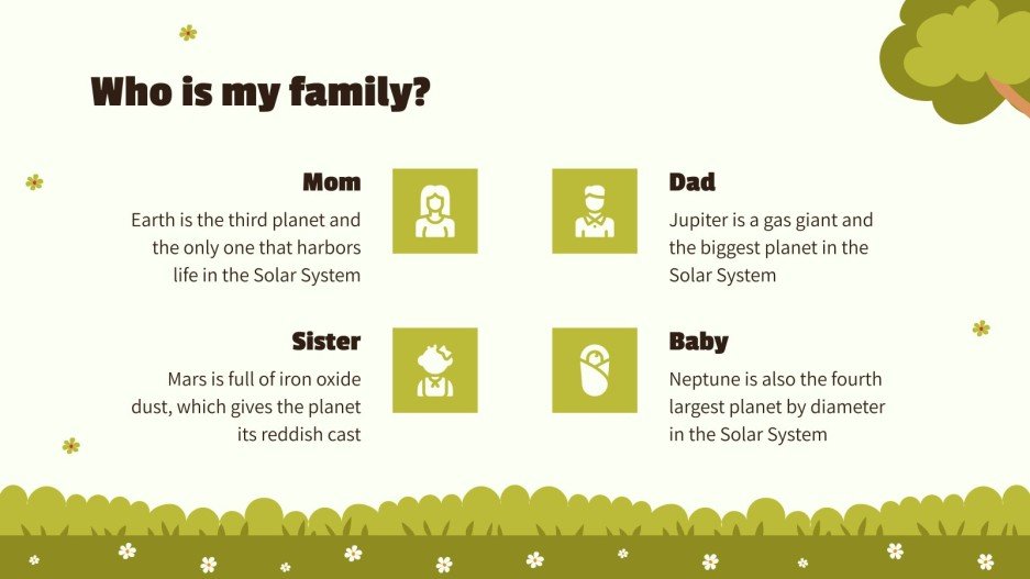 My Family Tree for Pre-K Presentation