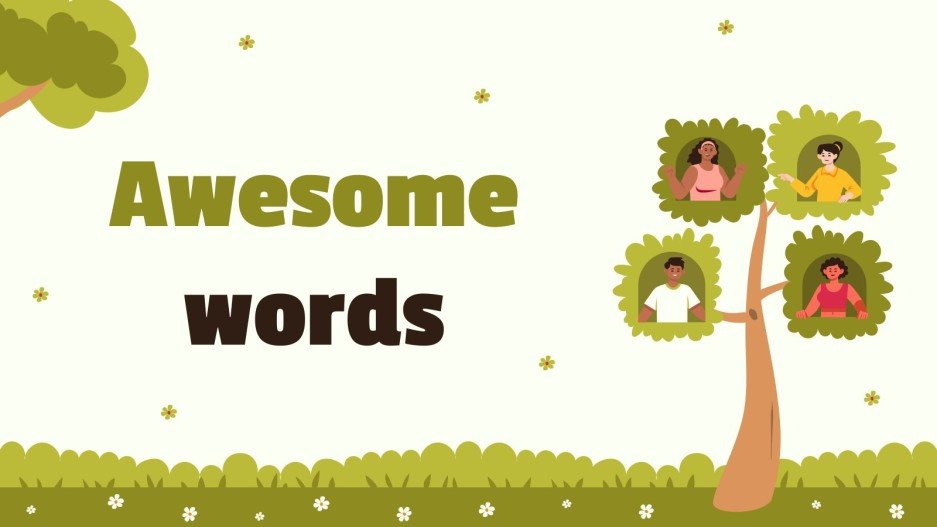 My Family Tree for Pre-K Presentation