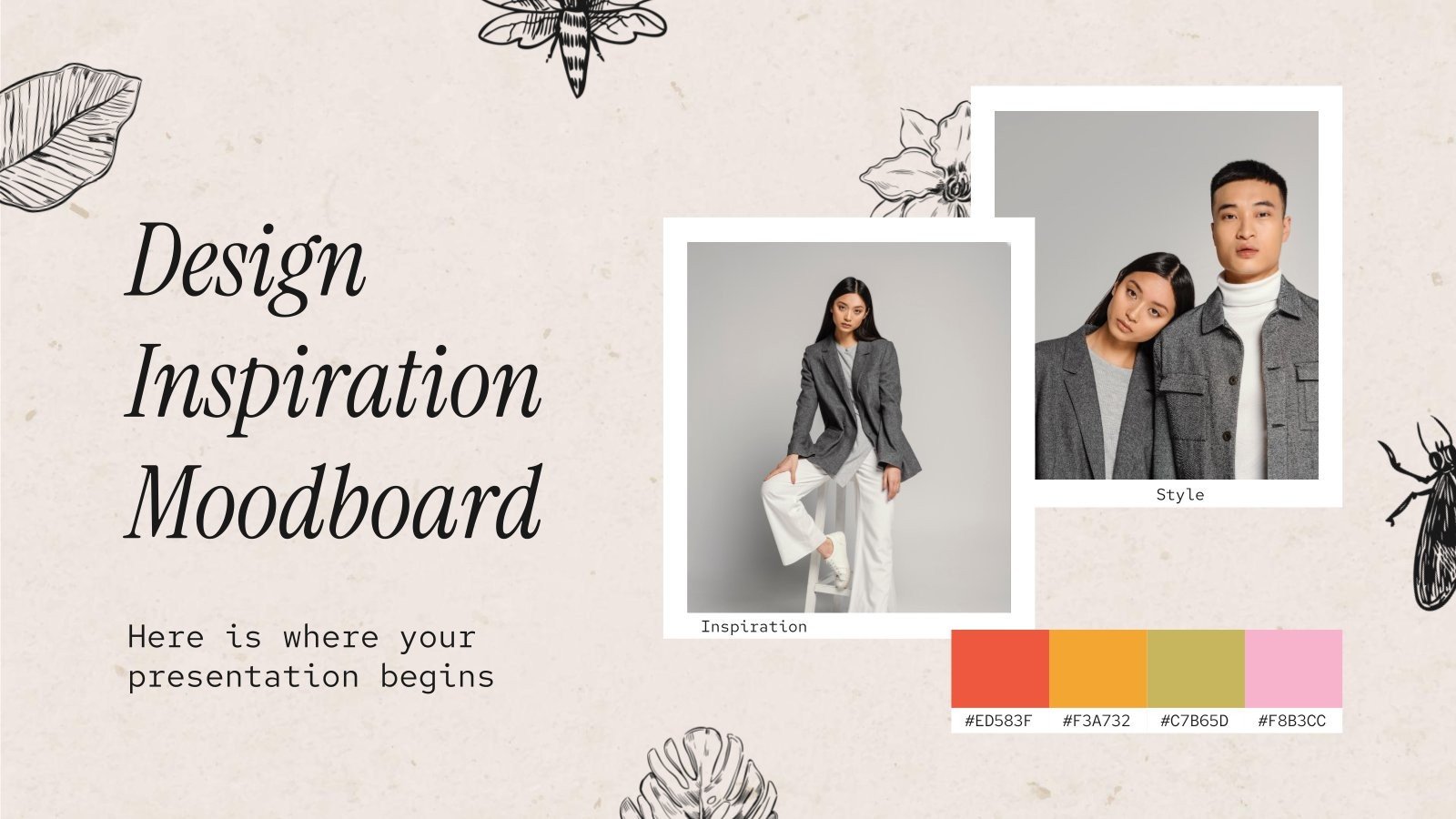 Design Inspiration Moodboard Presentation