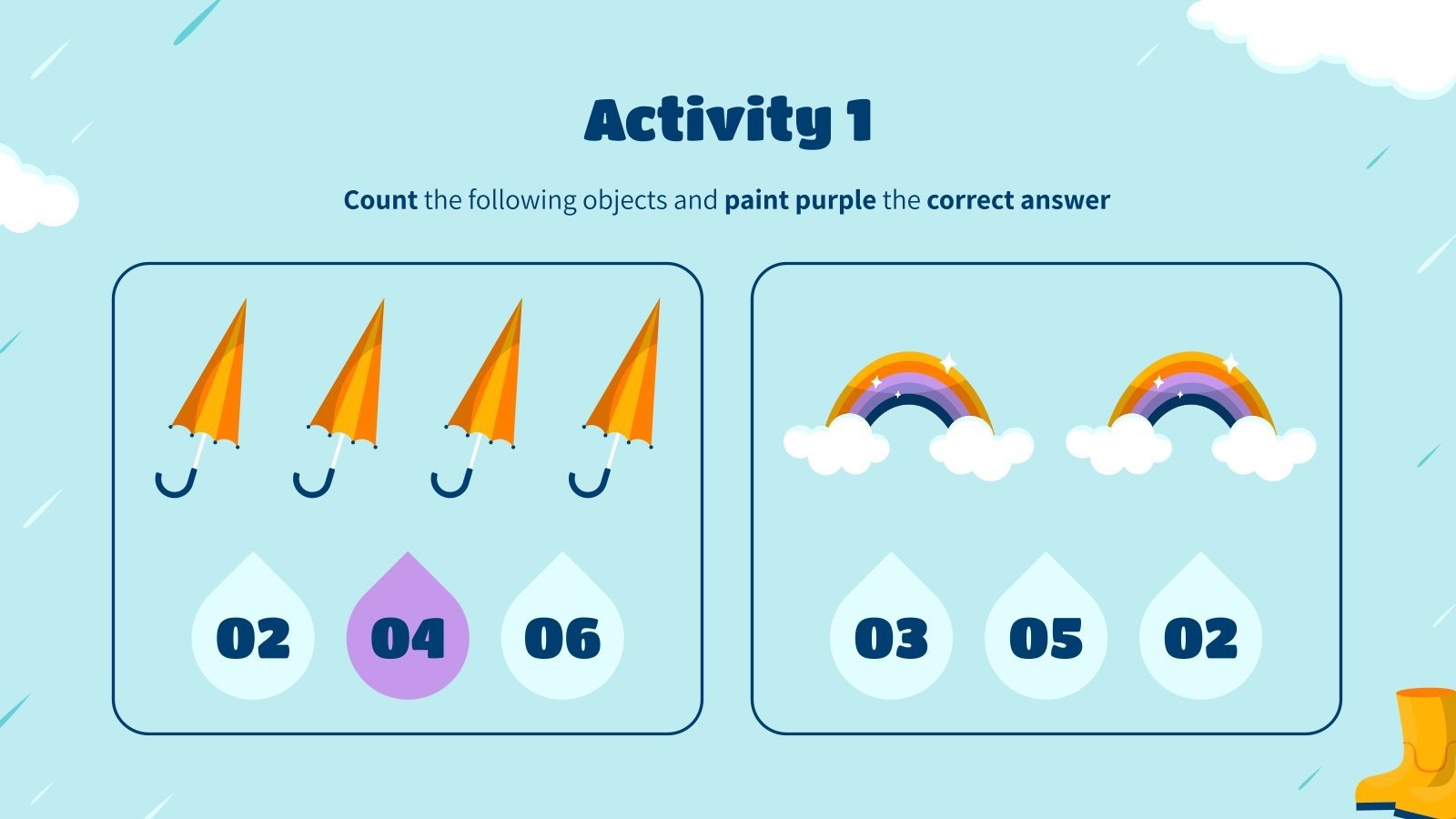 April Showers Activities for Pre-K Presentation