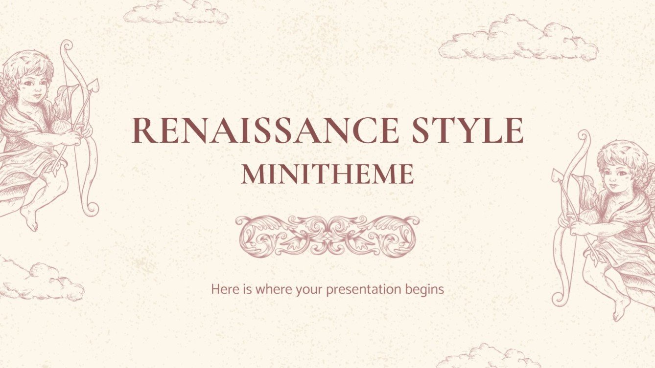 Free templates about Renaissance for Google Slides & PPT