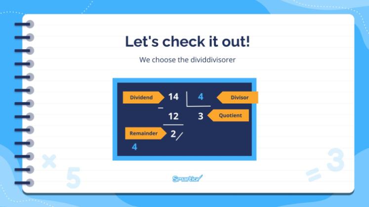 Presentación La prueba de la división