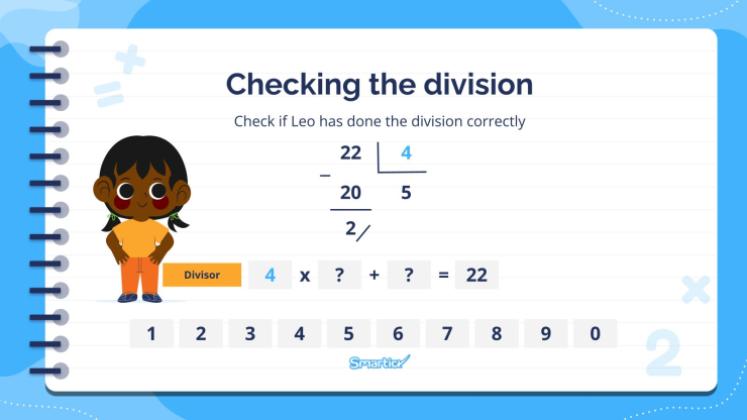 Presentación La prueba de la división