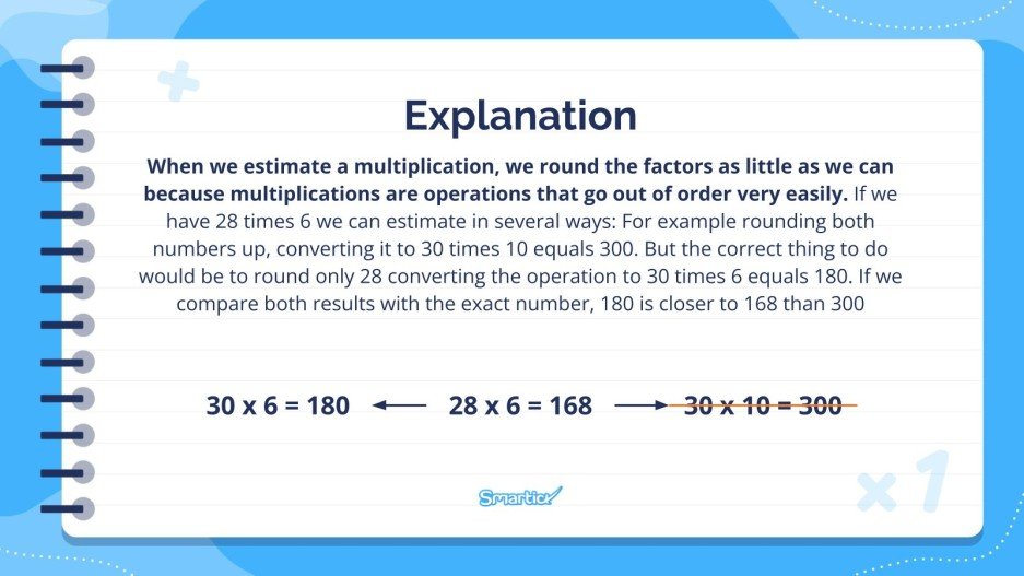 Estimation with Multiplication Presentation