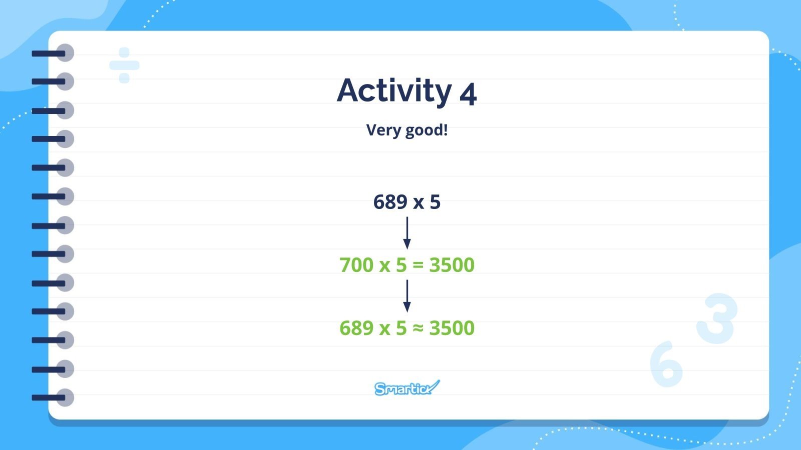 Estimation with Multiplication Presentation