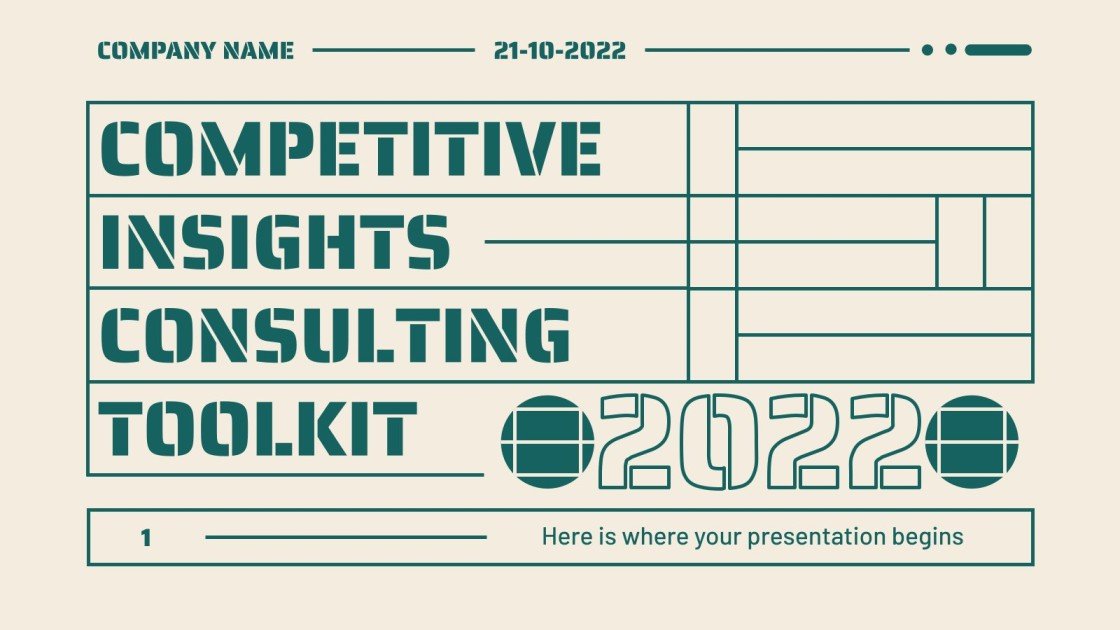 Competitive Insights Consulting Toolkit Presentation