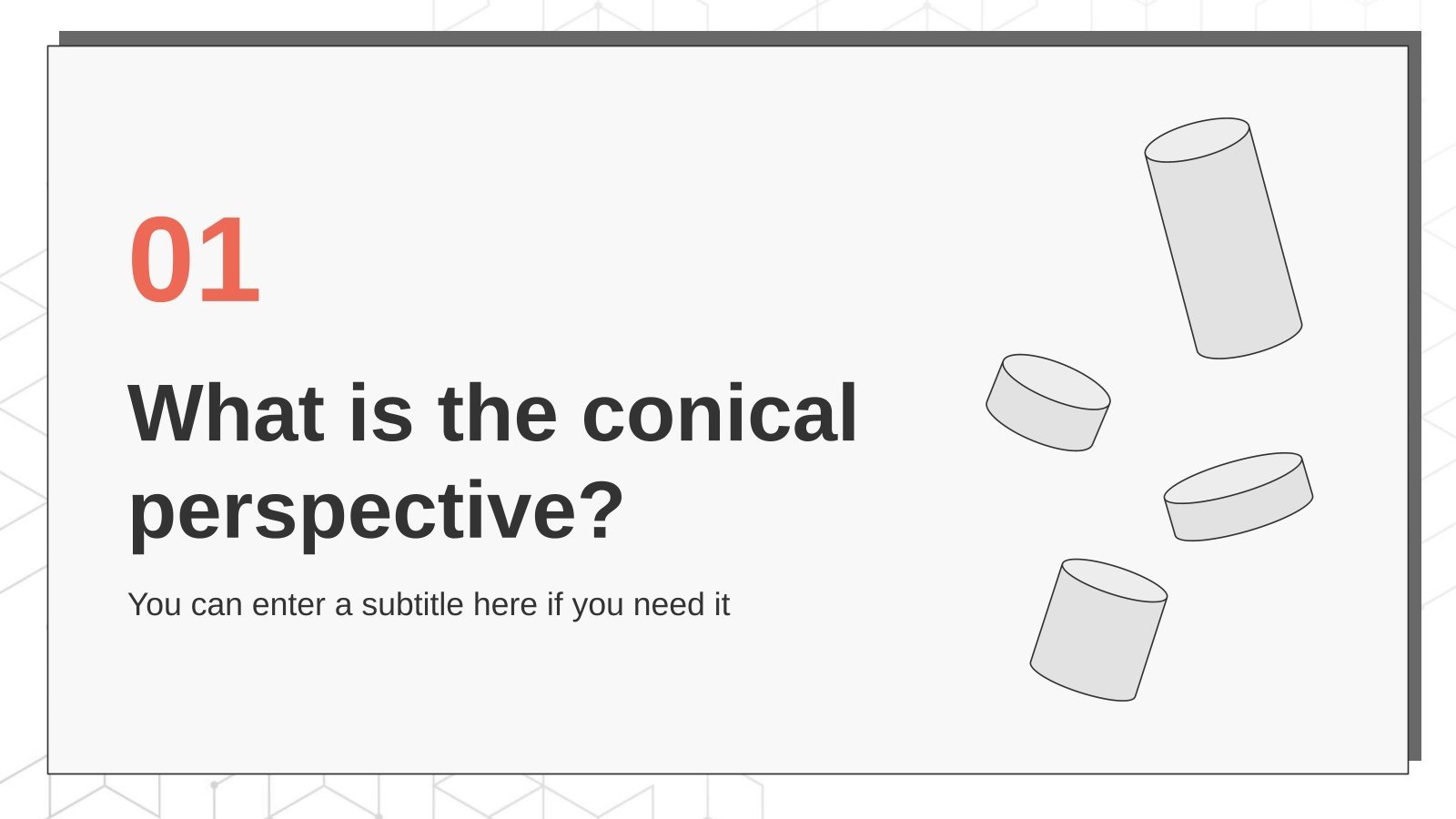 Technical Drawing for High Shcool: Conical Perspective