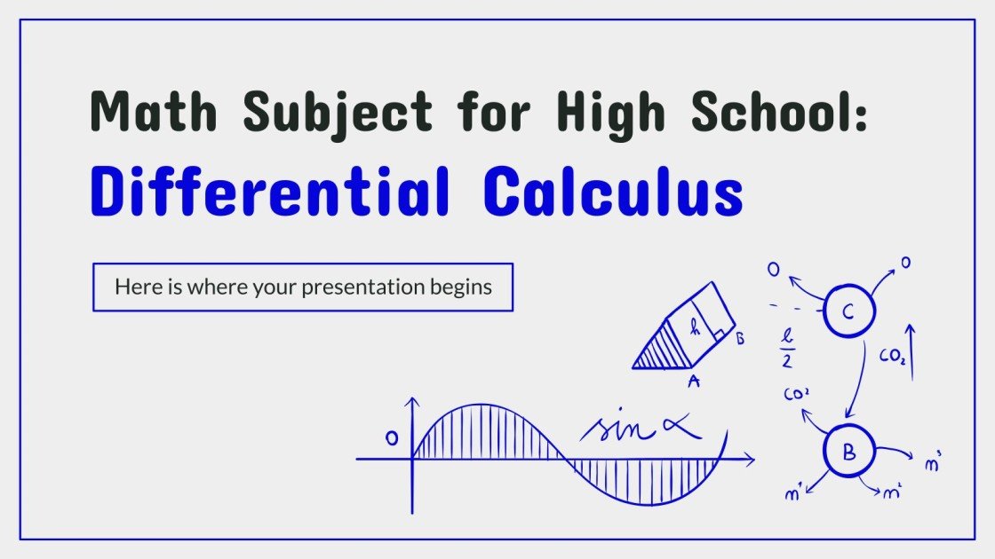 Math for High School: Differential Calculus Presentation