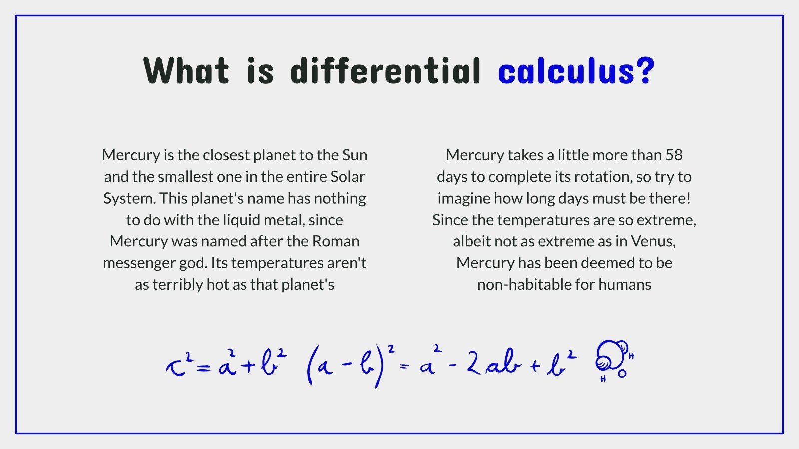 Math for High School: Differential Calculus Presentation