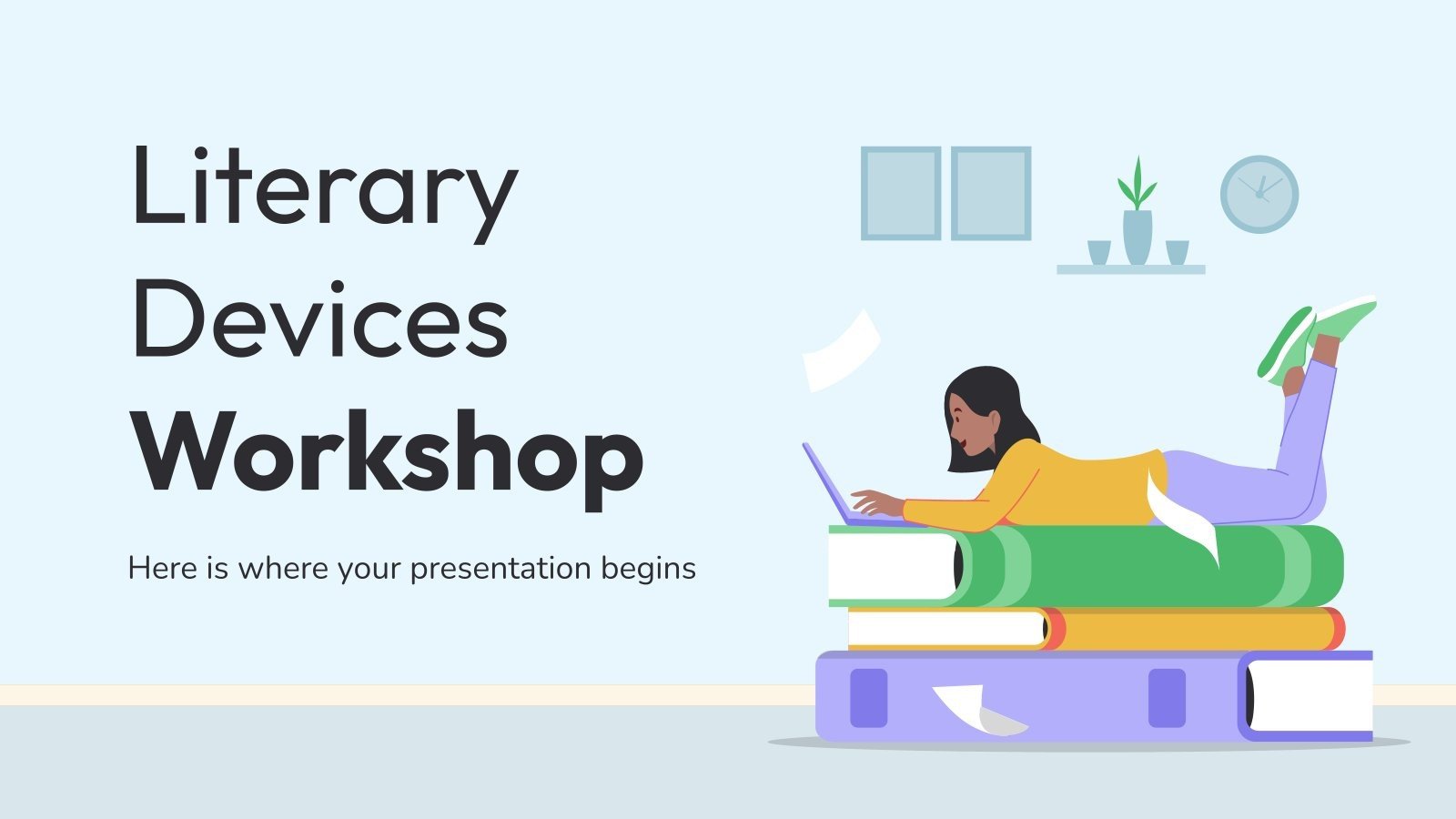 Free Literature-based Google Slides themes & PowerPoint templates