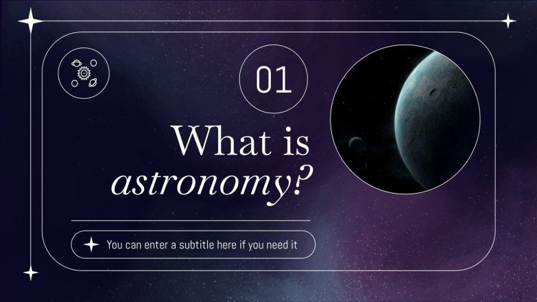 Astronomy Minitheme Presentation