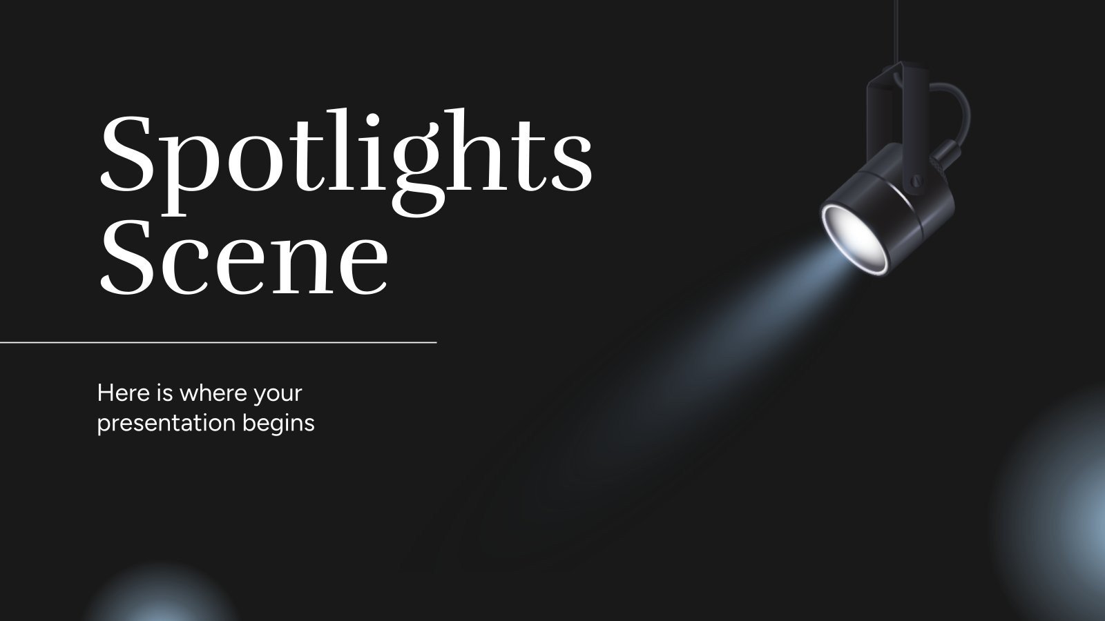 Spotlights Scene Presentation