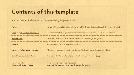 Old Geographic Map Theme for Education Presentation