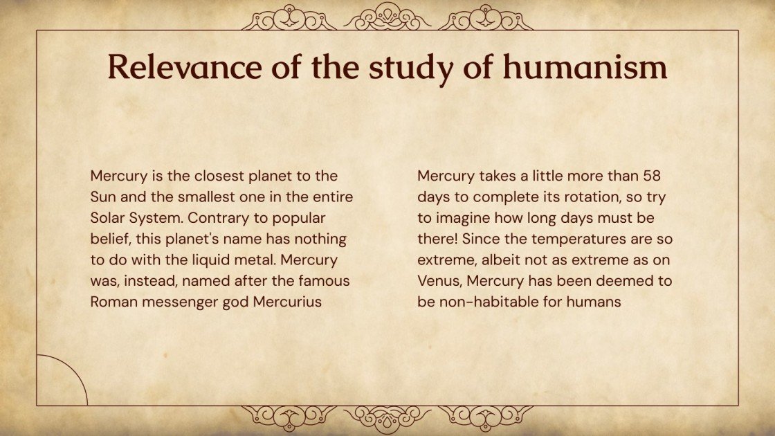 Philosophy Major for College: Humanism Presentation