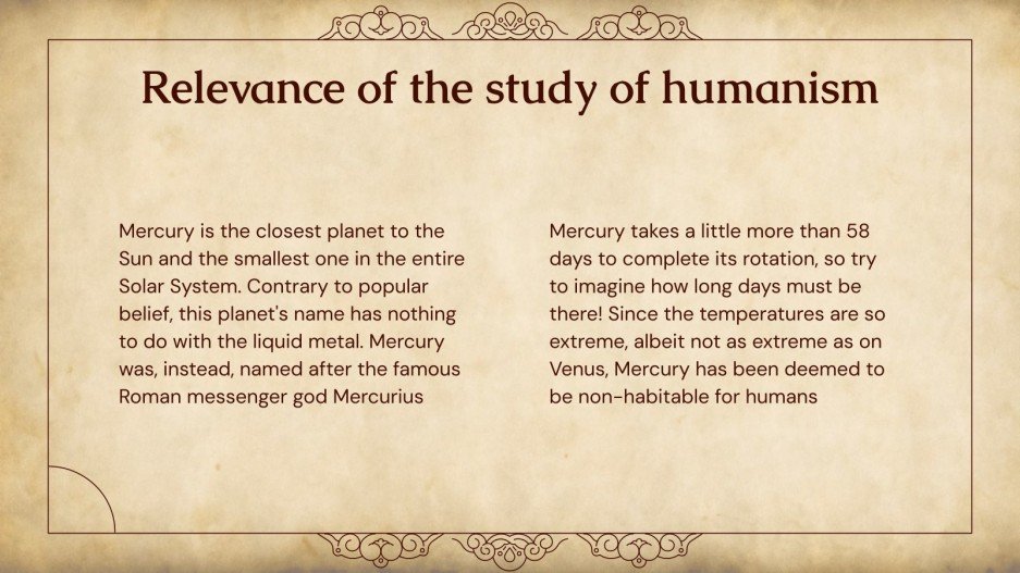 Philosophy Major for College: Humanism Presentation