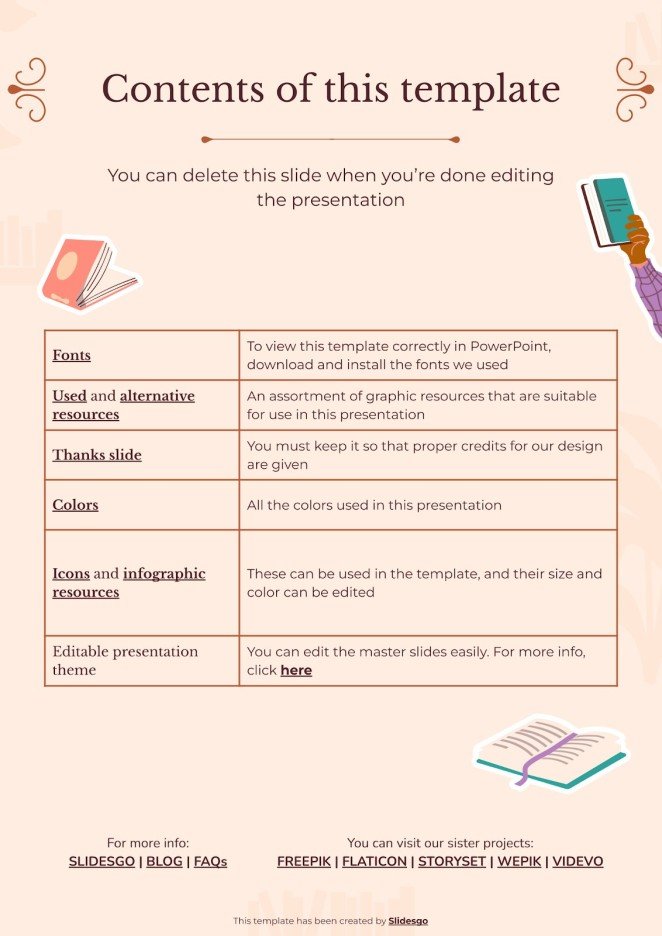 Literature Bingo Presentation
