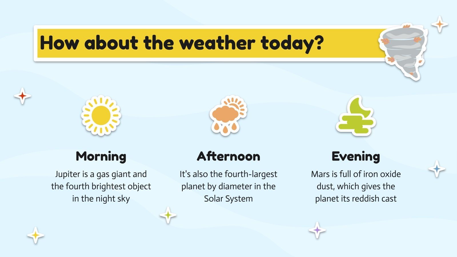 TV Show for School: Weather Forecast Presentation