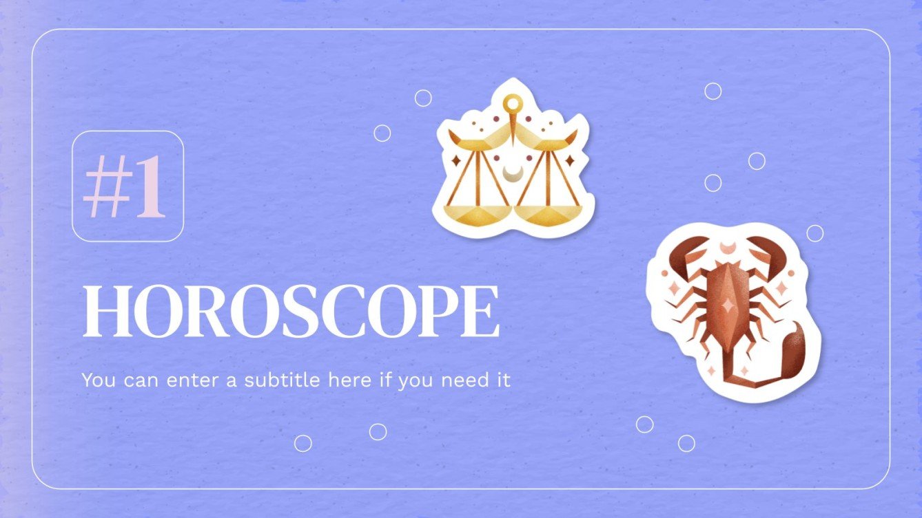 Horoscopes & Astrology Minitheme Presentation