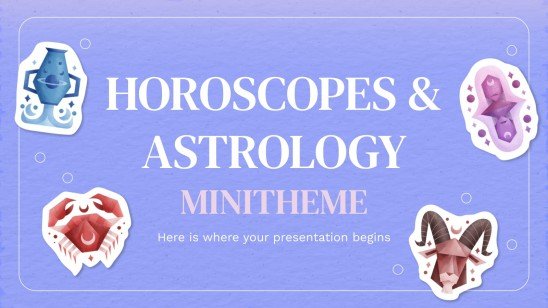 Free Google Slides & PowerPoint templates on horoscopes