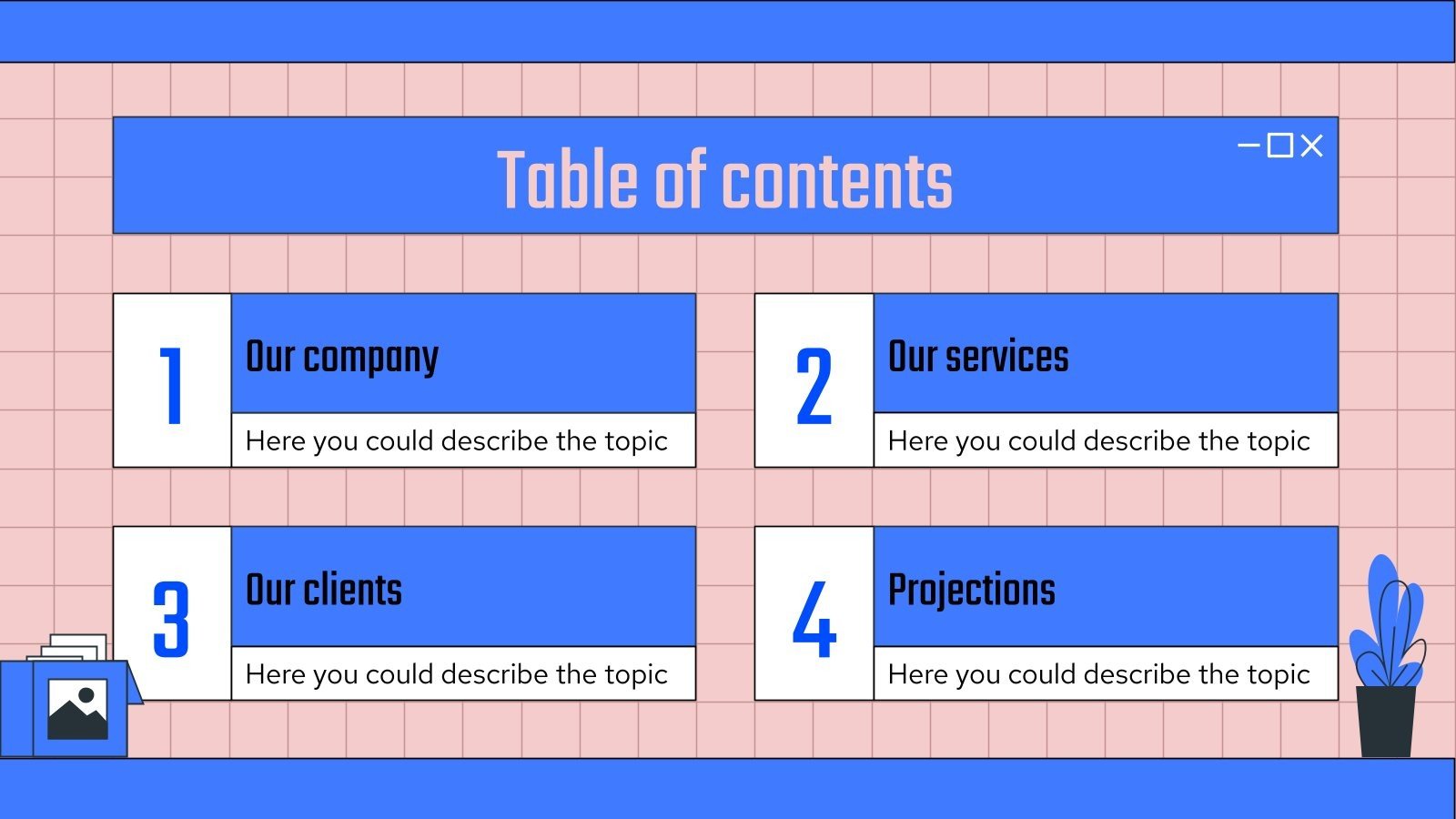 Blogging Company Profile Presentation