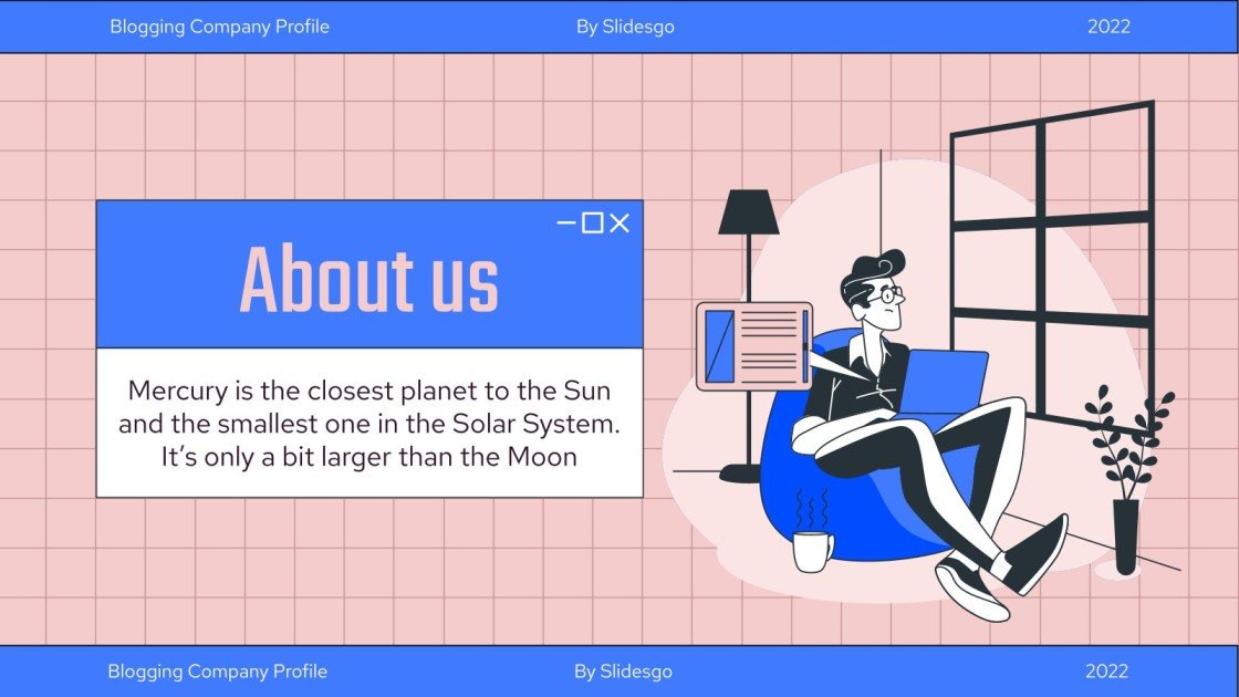 Blogging Company Profile Presentation