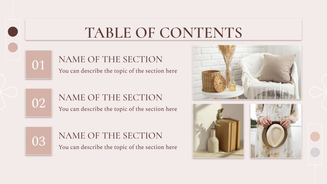 Modern Chic Vision Board Presentation