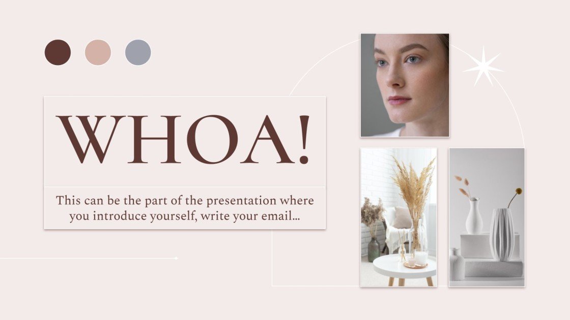 Modern Chic Vision Board Presentation