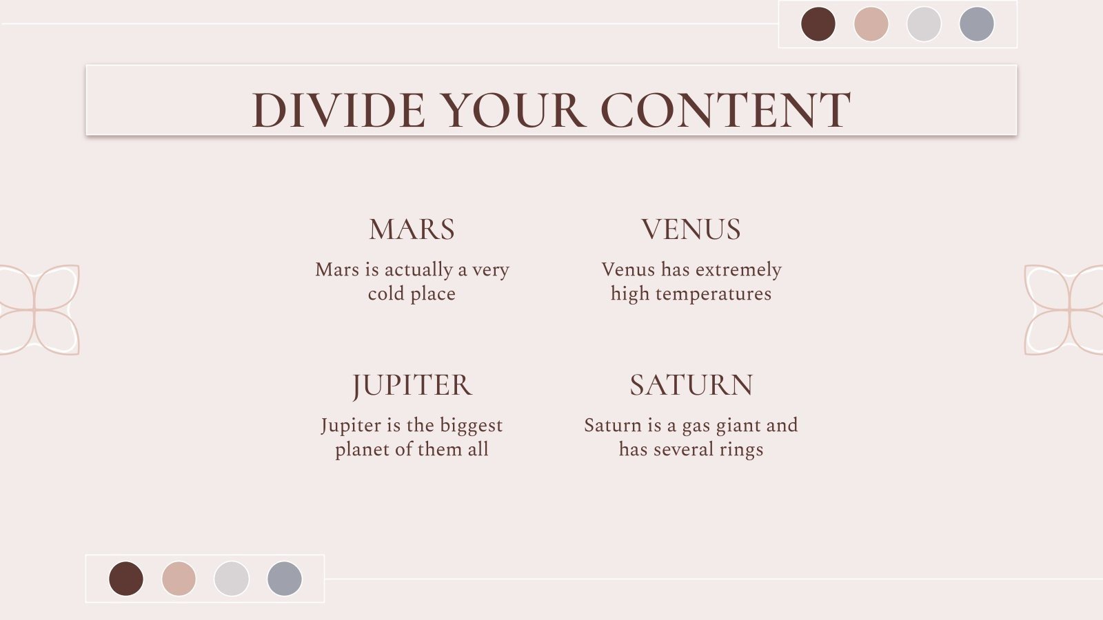 Modern Chic Vision Board Presentation