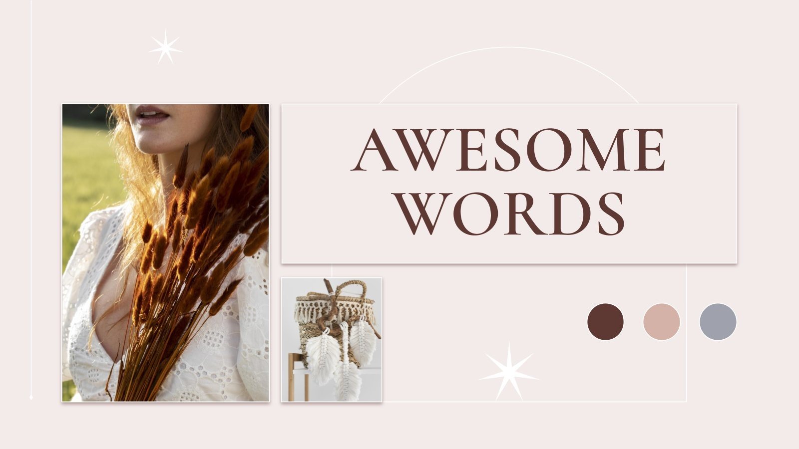 Modern Chic Vision Board Presentation