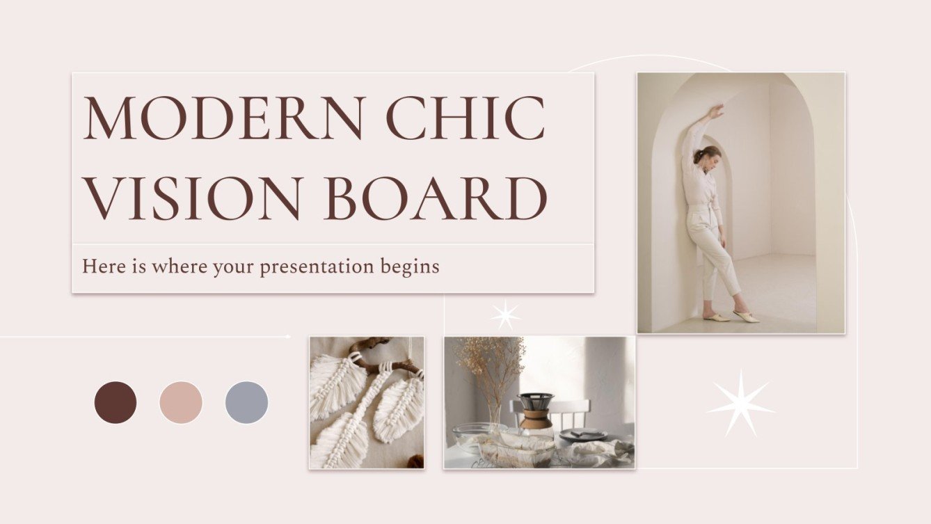 Vision board templates for Google Slides & PowerPoint