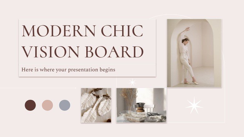 Vision board templates for Google Slides & PowerPoint