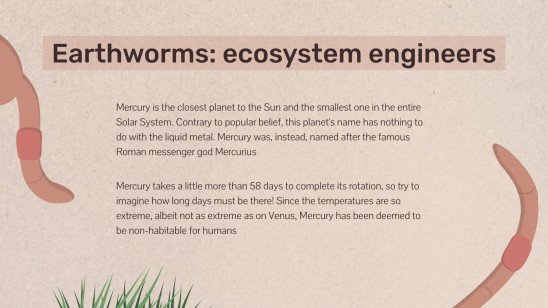 Earthworm Anatomy and Behavior Presentation