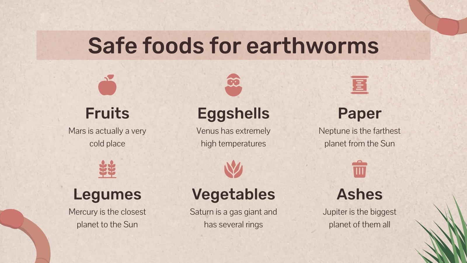 Earthworm Anatomy and Behavior Presentation