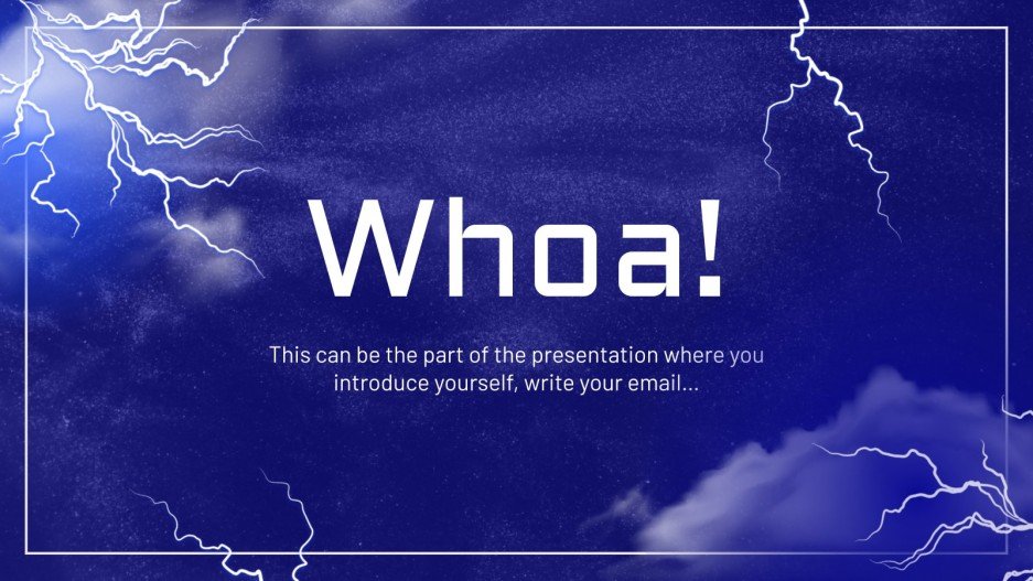 Thunder and Lightning Presentation